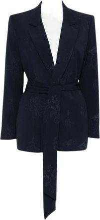 Twinset Femme, Vestes, Bleu, Taille: 40 FR Blazer Patchwork