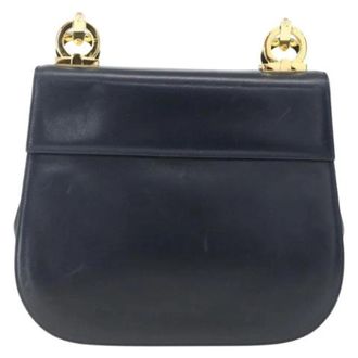 Ferragamo Pre-owned Gancini Chain Shoulder Bag - - Pre-owned - Damen - Blau - ONE SIZE