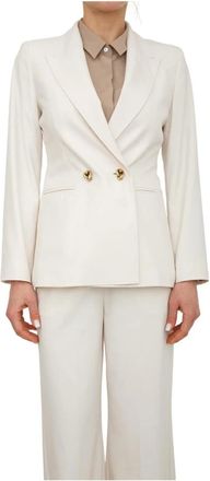 Marella Femme, Vestes, Blanc, Taille: 42 FR Giacca Cipria