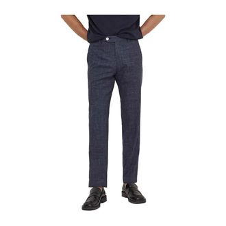 HUGO BOSS Homme, Pantalons, Bleu, Taille: M H-Genious Slim-fit Pantalons