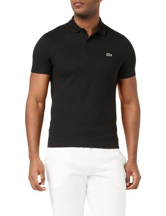 Lacoste Poloshirt Regular Fit Herren, Schwarz, XXL