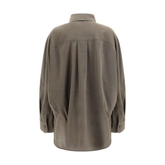 Jacquemus Womens Gray Cotton Shirt
