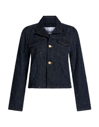 Ganni JACKEN & M&Auml;NTEL - Jeansjacken/M&auml;ntel auf YOOX.COM