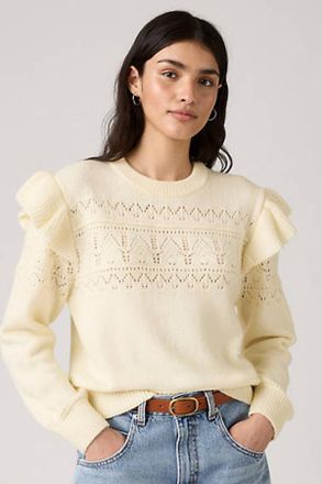 Levi's Shane Pullover mit Flatterärmeln - Damen - Neutral / Neutral