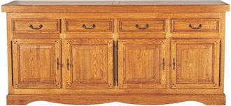 Hellin Hellin - Bahut en chêne massif 4 portes et 4 tiroirs - la bresse