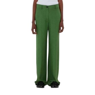 J.W.Anderson Apfelgr&uuml;ne Weit geschnittene Hose - - Trousers - Damen - Gr&uuml;n - XS