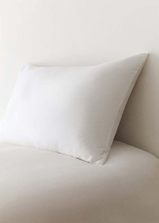 Mango Taie doreiller percale de coton piqu&eacute; 50x75 cm blanc - Home - 50x75cm - MANGO HOME