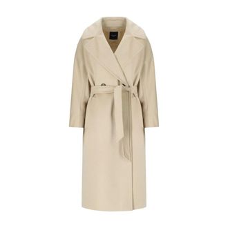 Max Mara Femme, Manteaux, Beige, Taille: 38 FR Resina Belted Coat