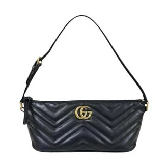 Gucci Sac bandouli&egrave;re vintage Pre-owned - Femme - Pre-owned - Noir - Taille: ONE Size