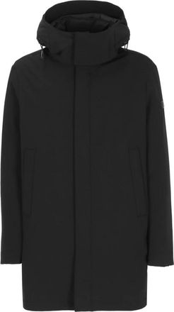 Peuterey Lange Daunenjacke - - Coats - Herren - Schwarzk - L