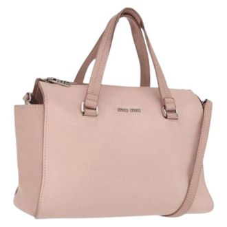 Miu Miu Pre-owned Lederhandtasche - - Pre-owned - Damen - Rosa - ONE SIZE