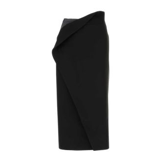 Jil Sander Skirt 154 MF MC - - Skirts - Damen - Schwarzk - L
