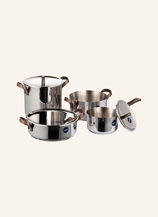 Alessi 7-Tlg. Topfset Edo silber
