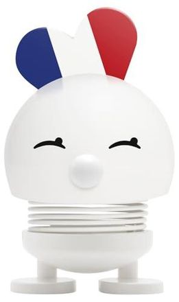 Hoptimist Love Bimble France, Figurine à Ressort & Porte-Bonheur, Design scandinave, Figurine Amusante avec coeur et Couleurs de la France, décoration pour Salo
