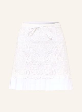 Claudie Pierlot Claudie Pierlot Rock Im Materialmix weiss