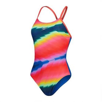 Speedo Damen Badeanzug ALOV FIXXBK 1PC AF BLUE/PINK