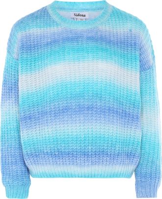 Usha Pullover Frauen Blau Mehrfarbig
