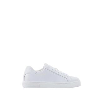 A|X Armani Exchange Wei&szlig;e Ledersneaker - - Shoes - Herren - Wei&szlig; - 43 EU