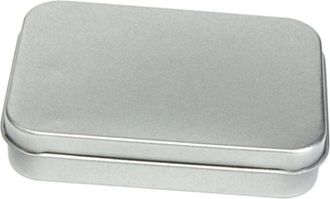 Soimiss 24 St&uuml;ck Teiliges Mini Rechteckige Metall dosen Leicht Tragbar Nahtlos f&uuml;r Kleine Aufbewahrung von Kosmetik Bonbons Reise Silberfarben