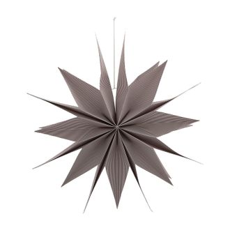 House Doctor [W0825] [W] [W2404] Stern, HDCapella, Rot gebrannt/Weiß, Dia: 70 cm