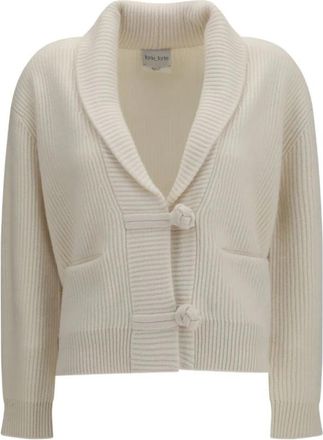 Forte_Forte Mein Strick-Cardigan - - Knitwear - Damen - Wei&szlig; - S