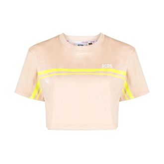 GCDS Braunes Bliss Cropped Top - - Tops - Damen - Braun - M