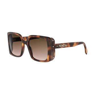 Fendi Soul Sonnenbrille - - Accessories - Damen - Braun - 55 MM