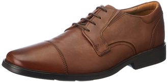 Clarks Herren Clarkslite Cap Oxford, Tan Leather, 41.5 EU