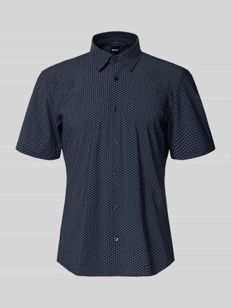 HUGO BOSS Regular Fit Businesshemd mit kurzem Arm Modell P-LIAM