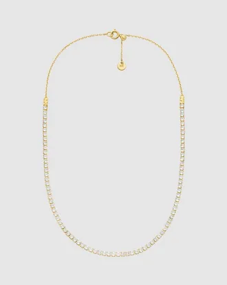 Michael Kors Tennis-Halskette in Gold