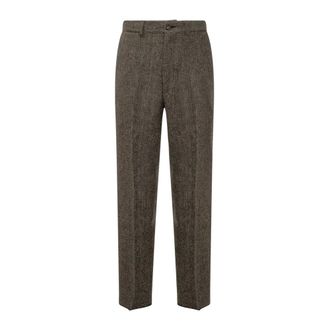 Sebago Pantalon Rendon &agrave; chevrons - Homme - Pantalons - Brun - Taille: S
