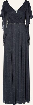 Vera Mont Abendkleid Mit Volants Und Schmucksteinen blau