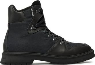 Tommy Hilfiger Schnürschuhe Tommy Hilfiger Hilfiger Warm Cordura Mix Boot FM0FM05180 Schwarz