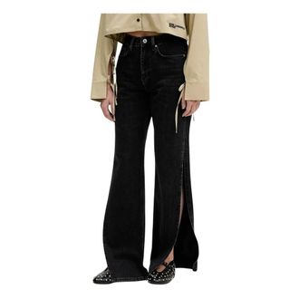 Karl Lagerfeld Gerades Jeans - - Jeans - Damen - Schwarzk - W27 L30