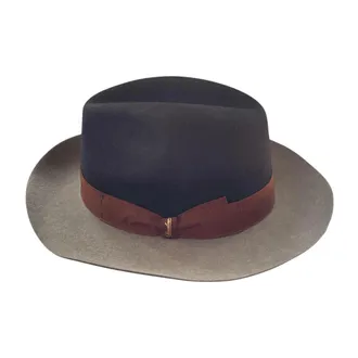 Borsalino Filzhut - - Accessories - Herren - Blau - L