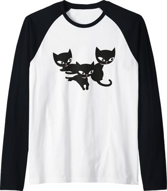 Pussy Deluxe Three Cats Raglan