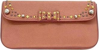 Miu Miu Sac pochette Pre-owned - Femme - Pre-owned - Rose - Taille: ONE Size