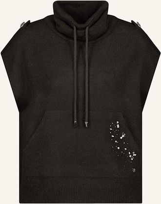 Monari Monari Pullunder Mit Schmucksteinen schwarz