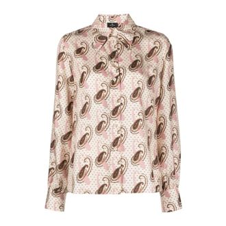 Etro Paisley Print Seidenhemd - - Blouses & Shirts - Damen - Mehrfarbig - XS