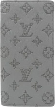 Louis Vuitton Portefeuille long (bi-pli) Pre-owned - Homme - Pre-owned - Gris - Taille: ONE Size