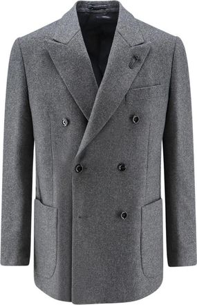 Lardini Woll-Kaschmir-Blazer - - Jackets - Herren - Grau - L