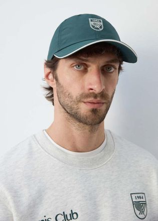 Mango Casquette brod&eacute;e vert fonc&eacute; - Homme - Taille unique - MANGO MAN