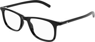 Montblanc Montblanc, Homme, Accessoires, Noir, Taille: 52 MM Square Eyeglasses