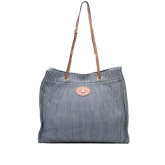 Celine Sac Cabas Vintage Pr&eacute;-d&eacute;tention - Femme - Pre-owned - Bleu - Taille: ONE Size