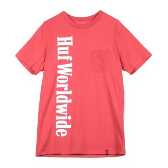 HUF Huf, Homme, Tops, Rouge, Taille: XL T-shirt Homme Rouge