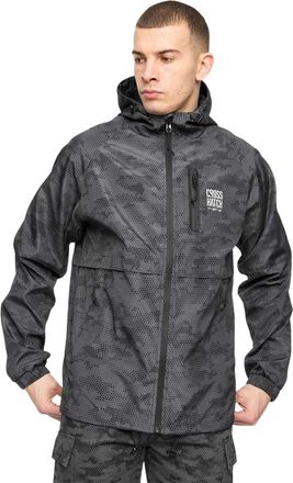 Crosshatch Janscore Kapuzenjacke f&uuml;r Herren, Polyester (Schwarz)