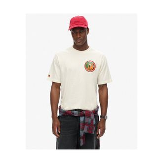 Superdry T-shirt coffre &agrave; cartes postales de voyage