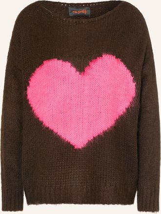 Miss Goodlife Miss Goodlife Pullover Mit Alpaka braun