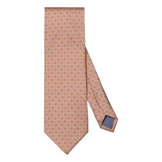 Eton Roter Seidenkrawatte mit geometrischem Muster - - Accessories - Herren - Rot - ONE SIZE