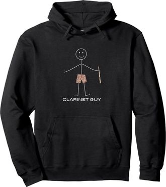 Whyitsme Design Lustiger Klarinettenspieler f&uuml;r Herren, Klarinettenspieler Pullover Hoodie